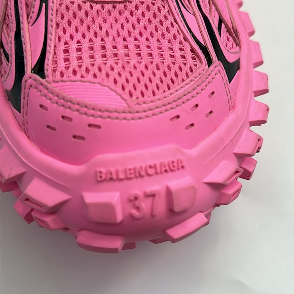 Balenciaga | Shoes | Balenciaga Pink Defender Low Top Sneakers 377 ...